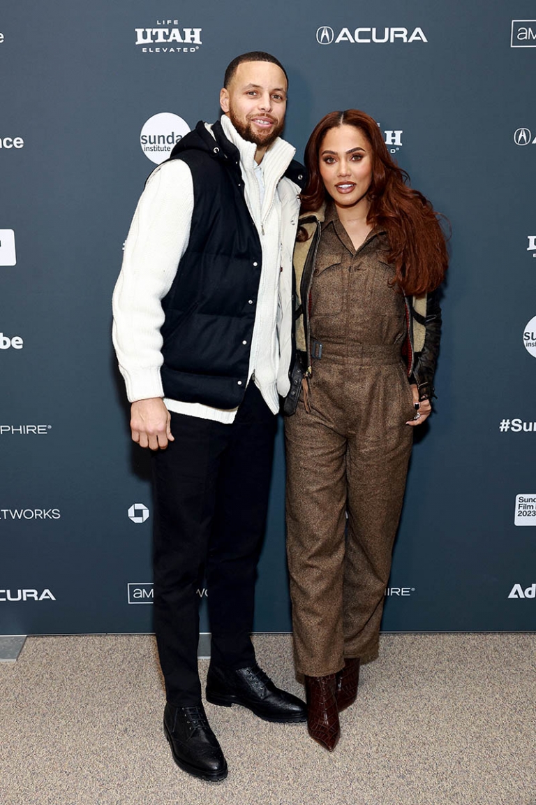 PARK CITY, UTAH – JANUARY 23: Stephen Curry and Ayesha Curry attend the ...
