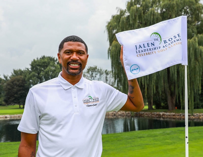 DETROIT, MI – AUGUST 28: Jalen Rose attends the 7th Annual Jalen Rose ...