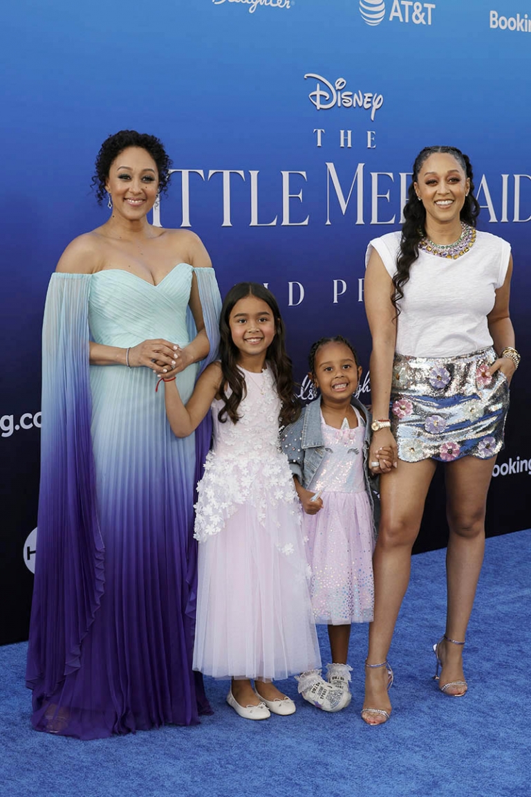 HOLLYWOOD, CALIFORNIA – MAY 08: (L-R) Tamera Mowry-Housley, Ariah Talea ...