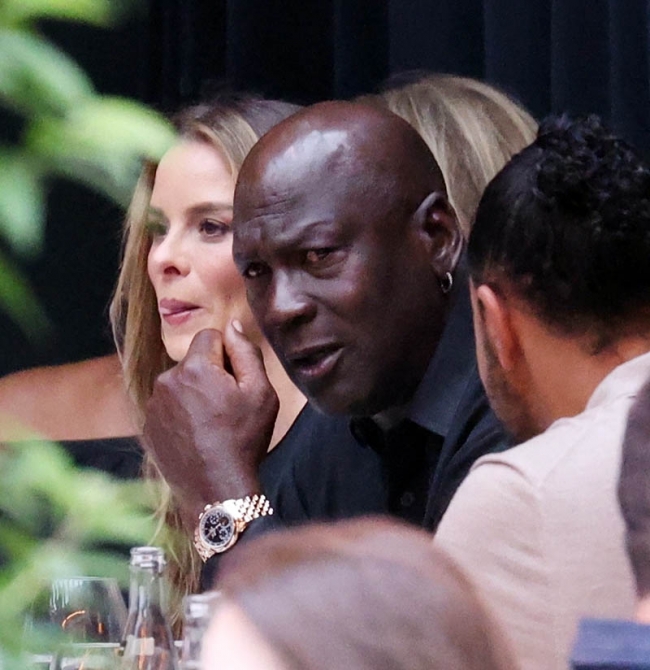 Paris, FRANCE – *EXCLUSIVE* – Michael Jordan and Yvette Prieto with ...