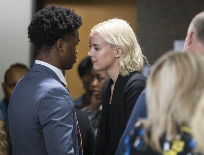 Antonio Armstrong, Jr., left, stands with his girlfriend Kate Ober ...