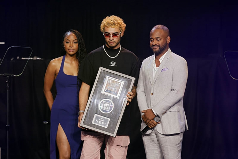 MIAMI BEACH, FLORIDA – SEPTEMBER 06: (L-R) BMI’s Christopher Scott ...