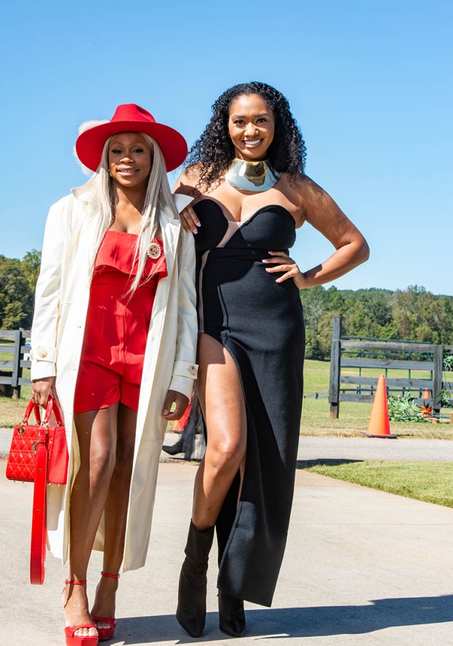 Guests attend the 6th Annual Atlanta Fashion & Polo Classic on Sunday ...