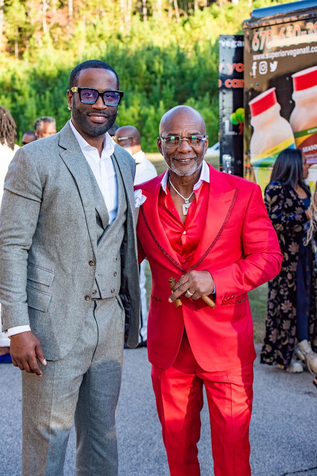 Q Parker and Miguel Wilson attend the 6th Annual Atlanta Fashion & Polo ...