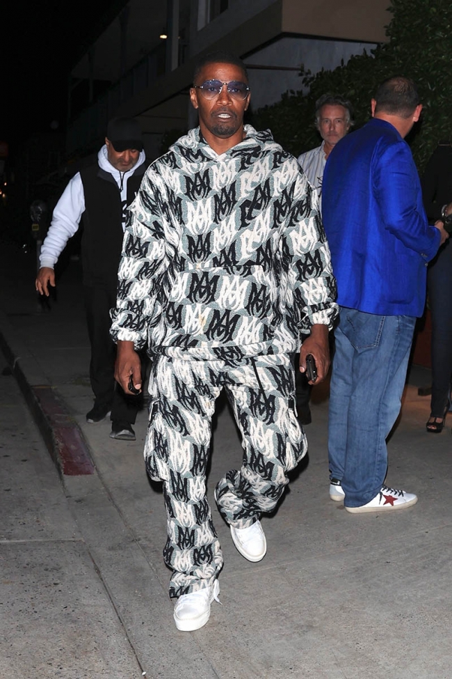 Santa Monica, CA – *EXCLUSIVE* – Actor and musician Jamie Foxx was ...