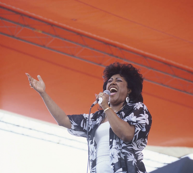 NEW ORLEANS – APRIL 27 : Jean Knight performs on stage at the New ...