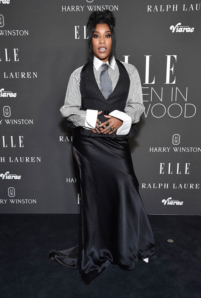Jonica Booth attends ELLE’s 2023 Women in Hollywood Celebration ...