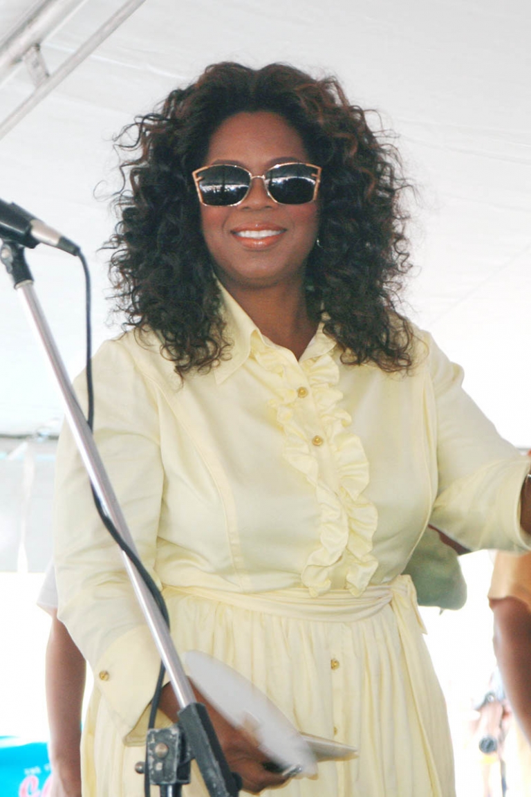Oprah Winfrey attends the 20th Annual Whitesboro Reunion Festival at ...