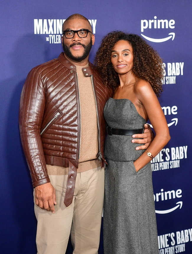 ATLANTA, GEORGIA – NOVEMBER 8: Tyler Perry and Gelila Bekele attend ...