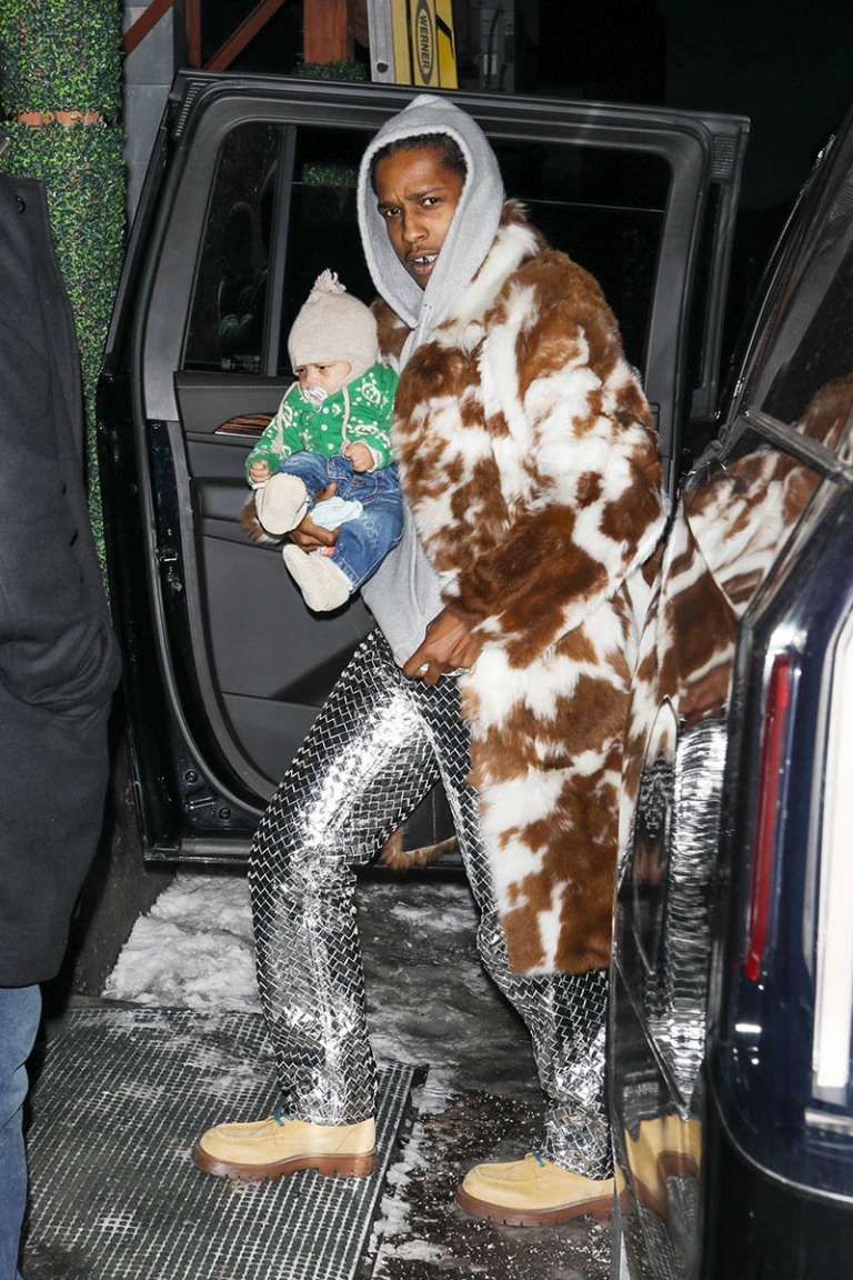 Aspen, CO – Rihanna and ASAP Rocky were spotted taking their children ...