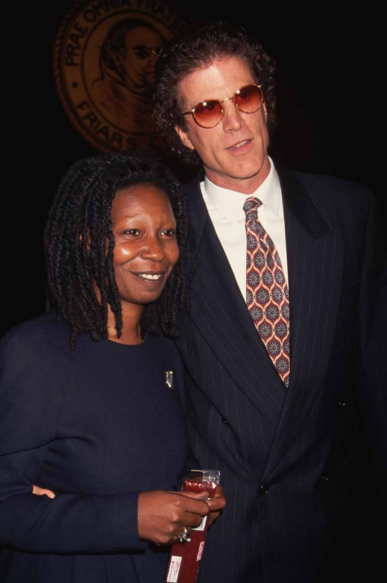 Whoopi Goldberg stands with boyfriend Ted Danson at the New York Friars ...