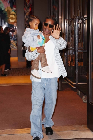 New York, NY – Proud parents Rihanna and A$AP Rocky celebrate their son RZA’s 2nd birthday with ...