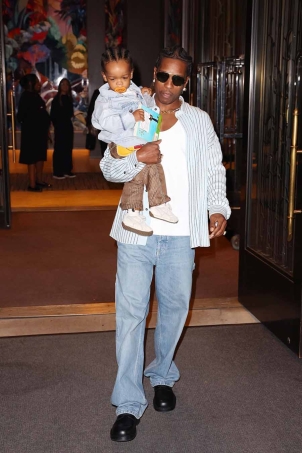 New York, NY – Proud parents Rihanna and A$AP Rocky celebrate their son RZA’s 2nd birthday with ...