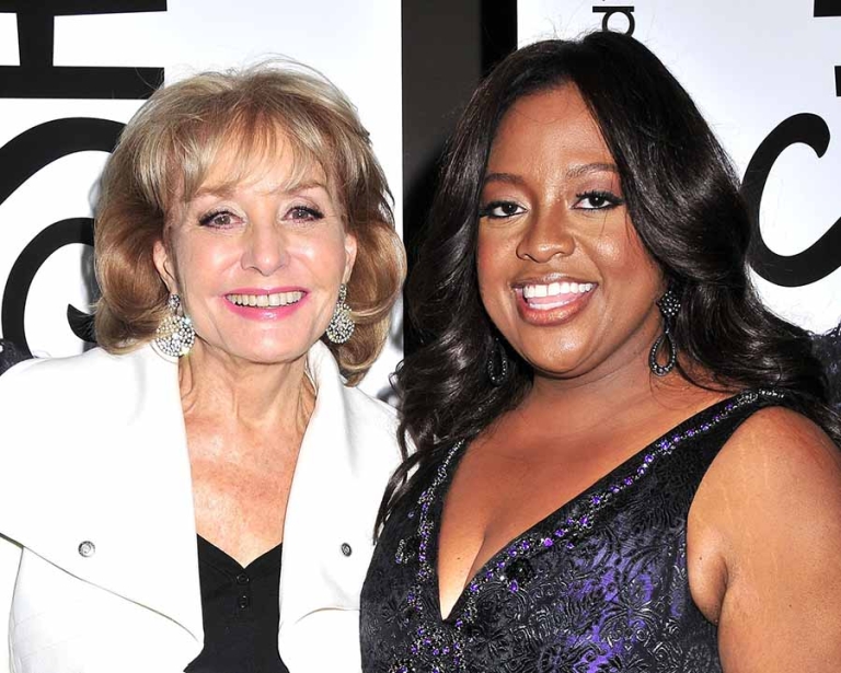 Barbara Walters and Sherri Shepherd attend the launch of the new sitcom ...