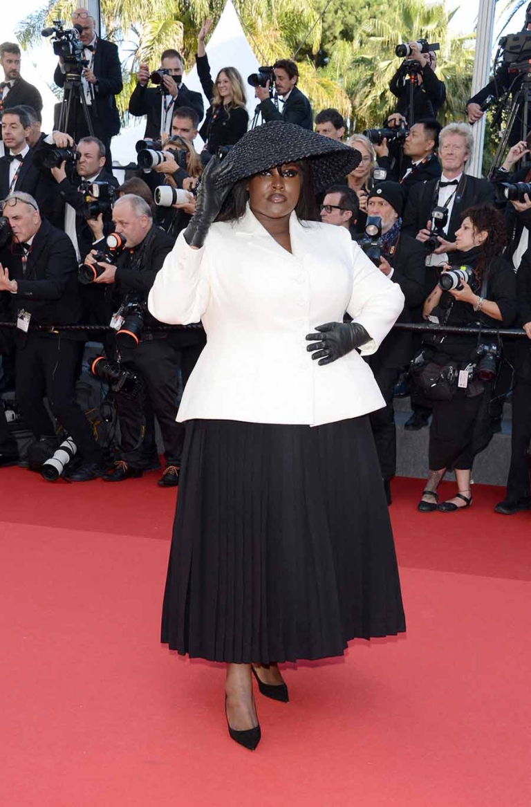 Singer Yseult poses at the Megalopolis premiere at the 77th annual ...