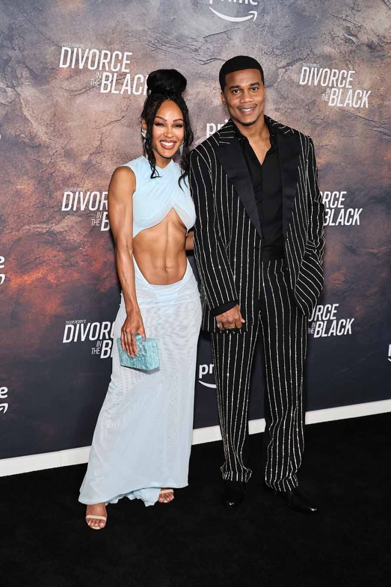 NEW YORK, NEW YORK – JULY 08: Meagan Good and Cory Hardrict attend ...