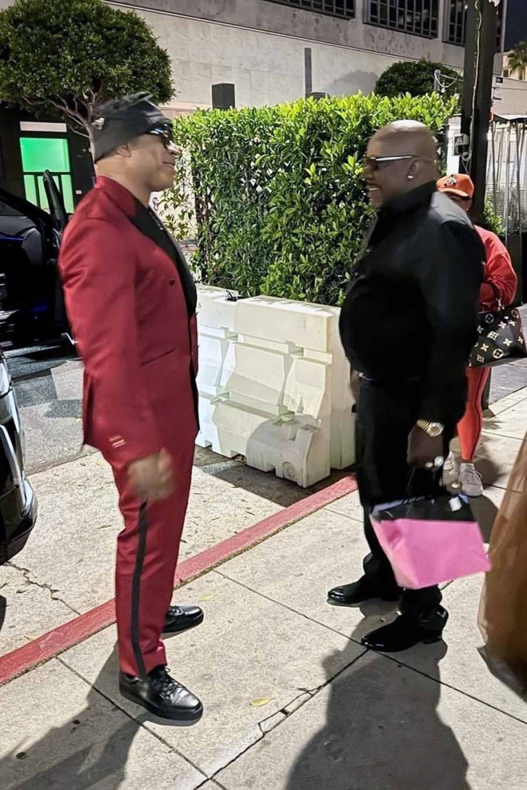 Beverly Hills, CA – *EXCLUSIVE* – Bobby Brown and LL Cool J chat after ...