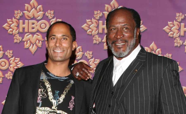K.C. Amos and John Amos at HBO’s Post Award Reception following the ...