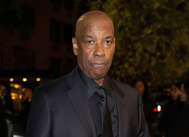 NEW YORK, NEW YORK – OCTOBER 23: Actor Denzel Washington is seen ...