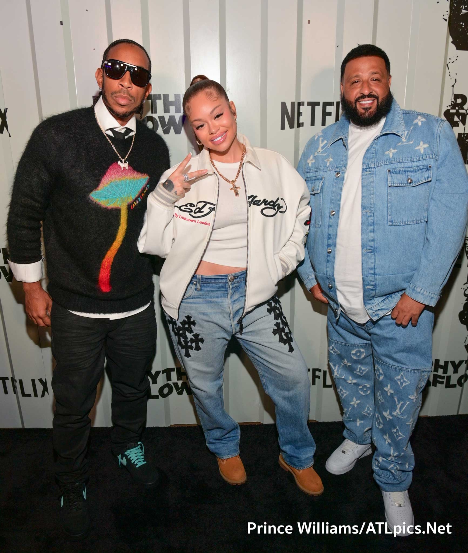 Ludacris, Latto and DJ Khaled at Netflix’s Rhythm + Flow Fan Fest at ...