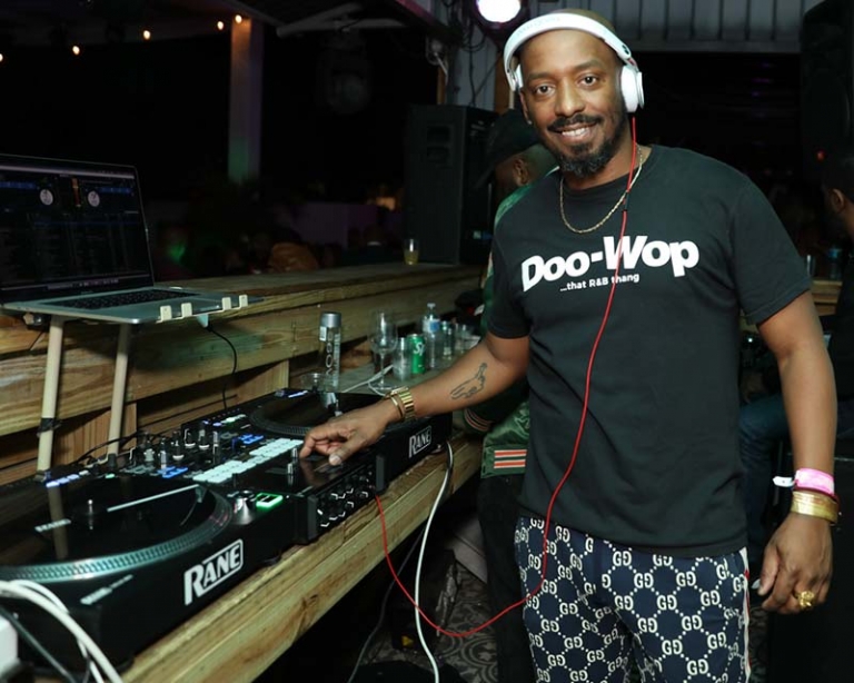 DJ Fly Guy Teyana Taylor’s Birthday Celebration at Art Basel on ...