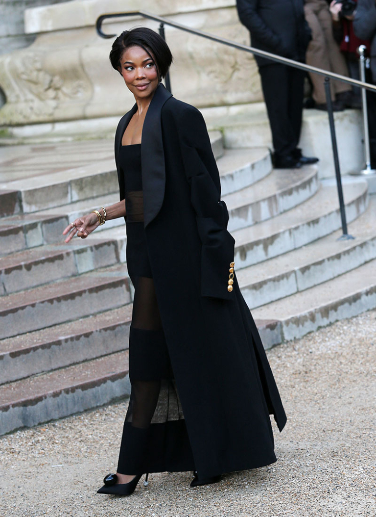 Gabrielle Union attends the Schiaparelli Haute Couture Spring-Summer ...