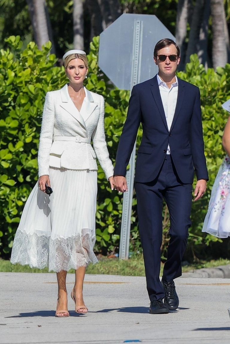 Miami, FL – *EXCLUSIVE* – Ivanka Trump looks classy in all white as she ...