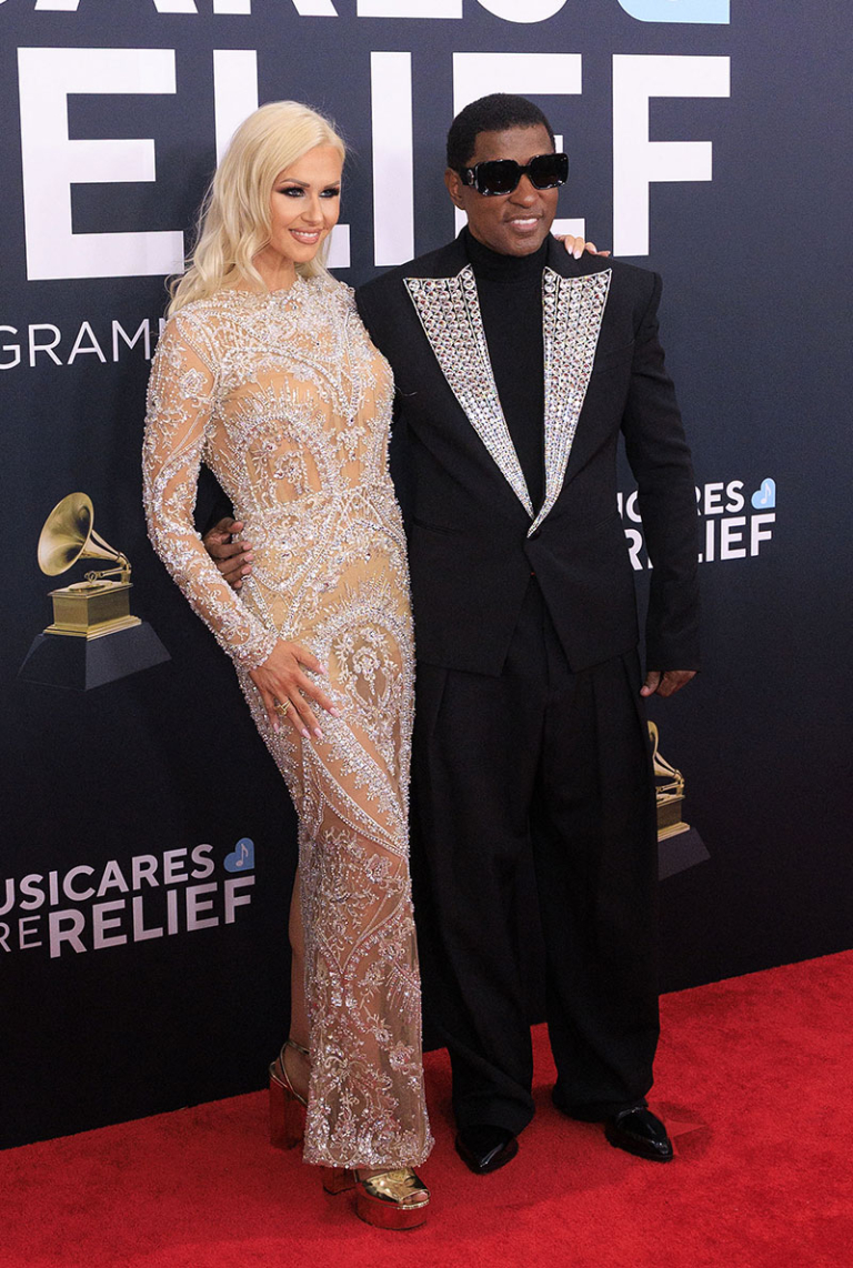 Babyface and his girlfriend, Rika Tischendorf attend the 67th Annual ...