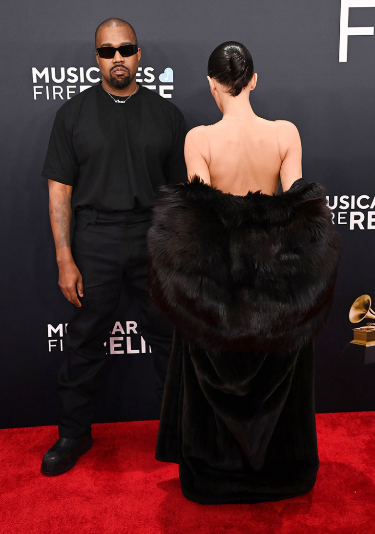 Fans React after Kanye West and Bianca Censori’s Grammy Red Carpet ...