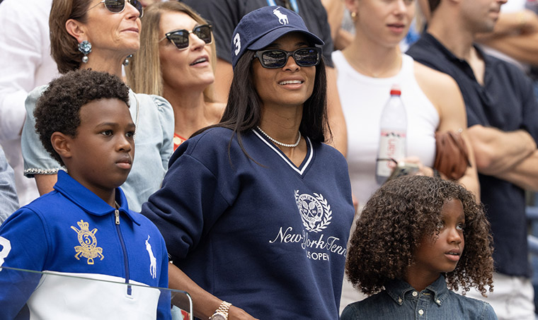 Ciara and Her Kids Watch Naomi Osaka Defeat Coco Gauff At US Open ...