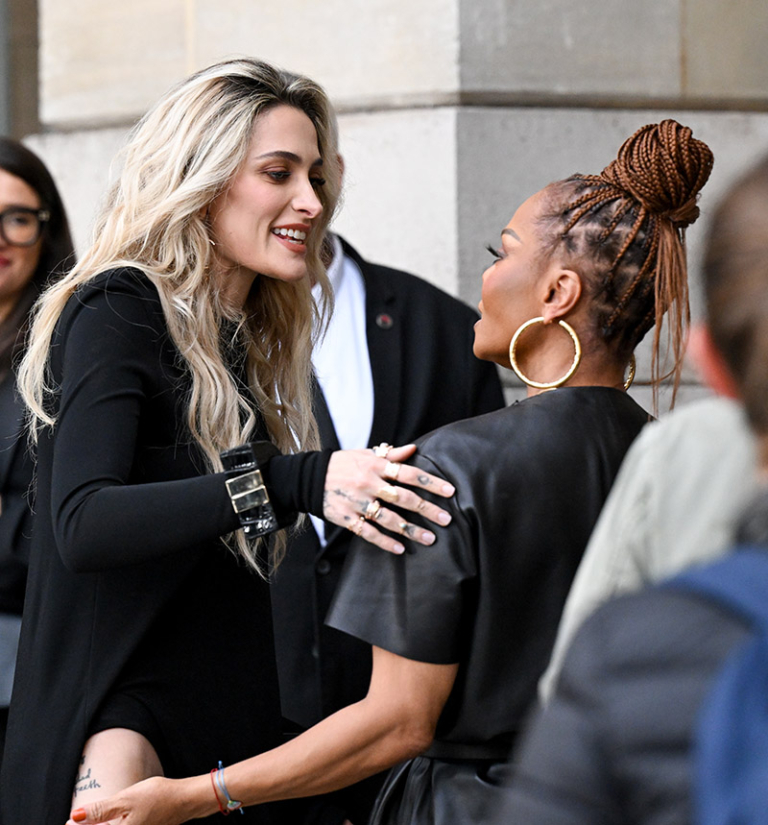Paris Jackson, Janet Jackson Arrive at Tom Ford Fashion Show | Sandra Rose