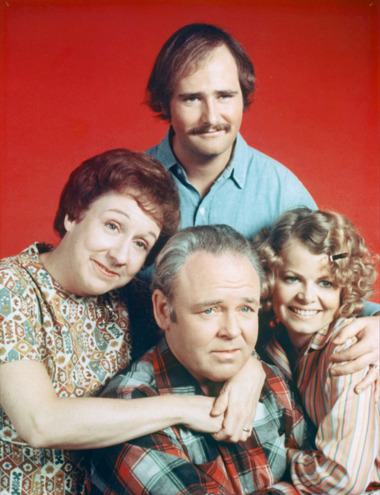 Cast shoot for January 12, 1971 premiere of CBS TV’s All in the Family featuring clockwise from ...
