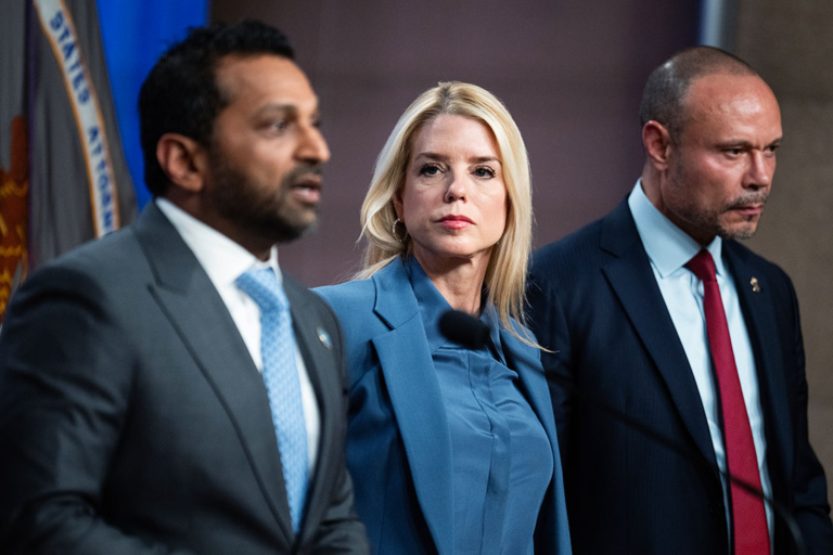 UNITED STATES – DECEMBER 4: Attorney General Pam Bondi, FBI Director ...