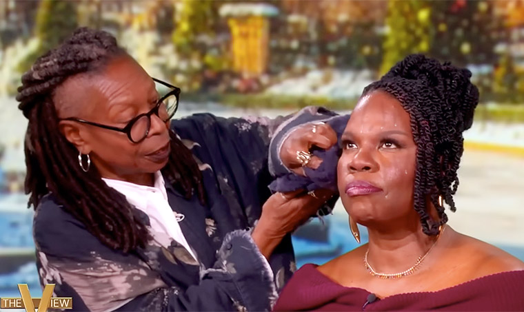 Whoopi Goldberg helps comedienne Leslie Jones through hot flash ...