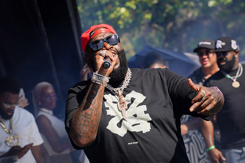 Mike Epps, Yung Miami, Mack10 and More Attend Rick Ross Car Show ...